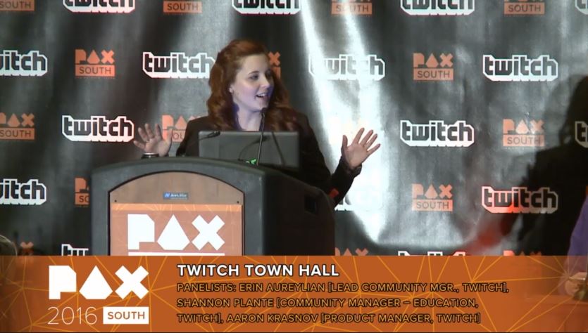 PAX South 2016 – Twitch Town Hall – The Unoffical Convention Archive